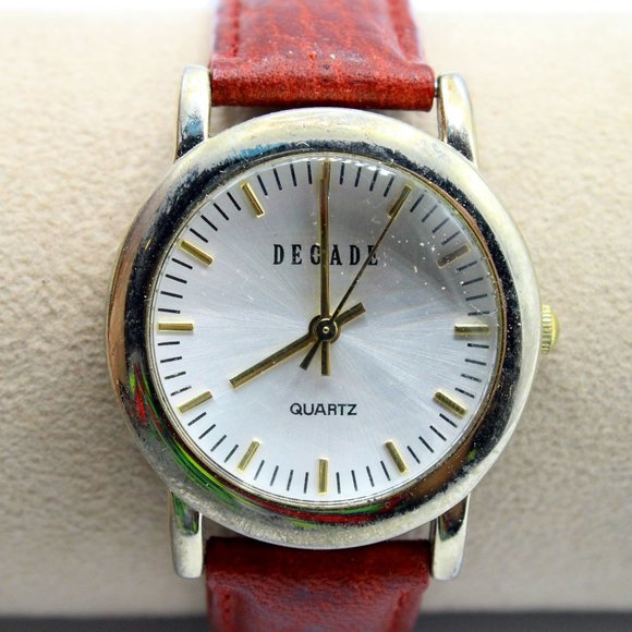 Decade | Accessories | Vintage Decade Watch Womens Stainless Gold Brown ...